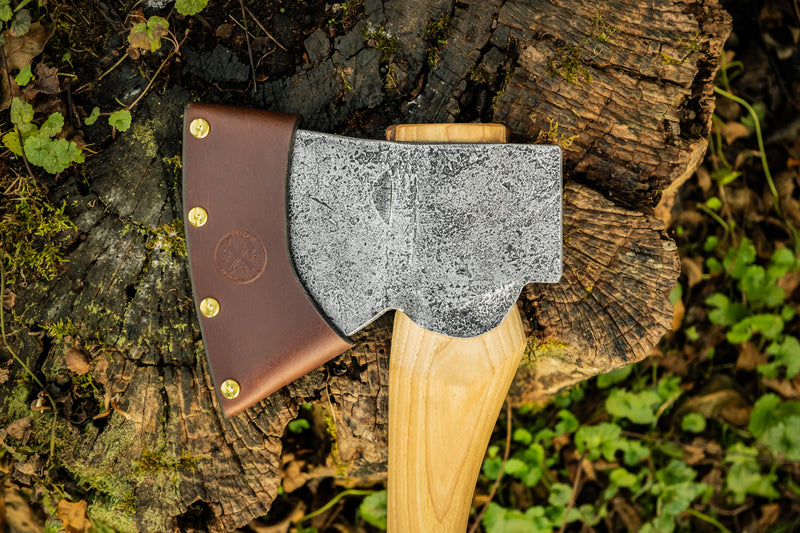 Farm Axe - Full Size Felling Axe – Hoffman Blacksmithing