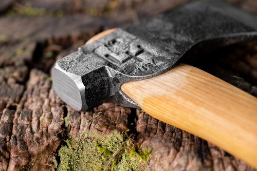 Trapper's Hatchet - Hammer Head Axe – Hoffman Blacksmithing
